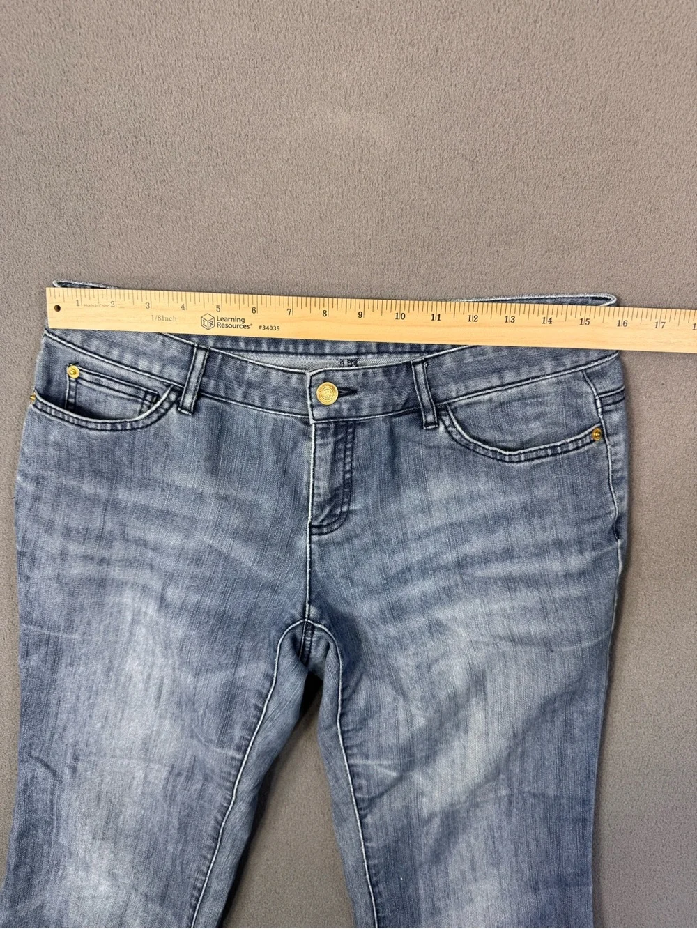Michael Kors | Jeans | Michael Kors Low Rise Light Blue Bootcut Jeans W ...